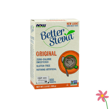 NOW Stevia Packets 100s – Healthcart