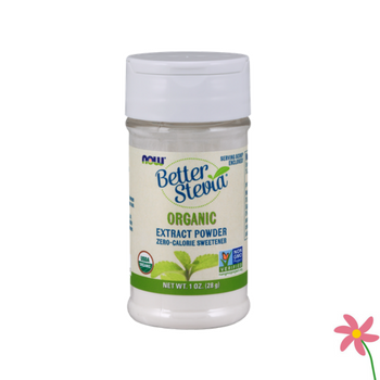 NOW Stevia Extract Organic Sweetener 28gm – Healthcart