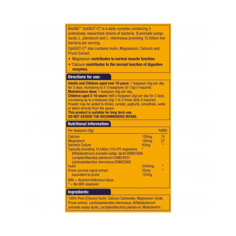 Natures Aid Optigut C Probiotic Powder | Healthcart | Kenya